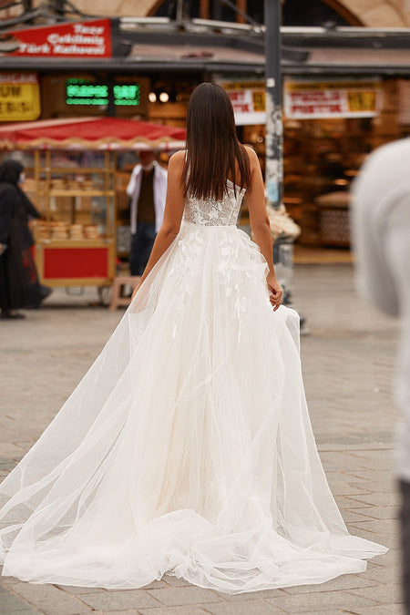 Berna One-Shoulder Lace Gown | Afterpay | Zip Pay | Sezzle