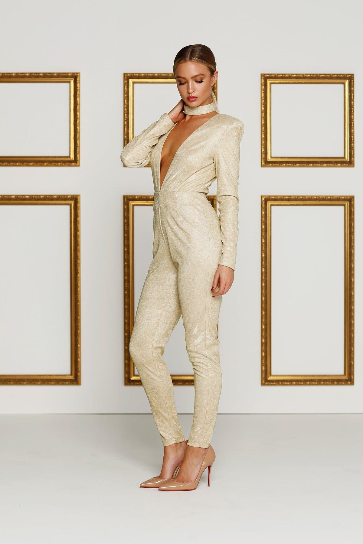 Meiray Jumpsuit - Gold | Alamour The Label USA